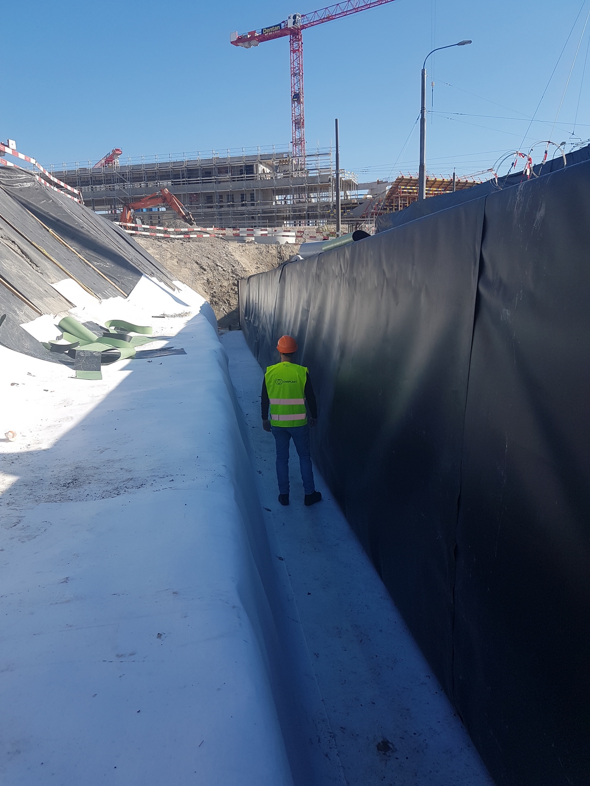 Bassin Rigofill Stade de la Tuilière - Canplast - Gestion des eaux